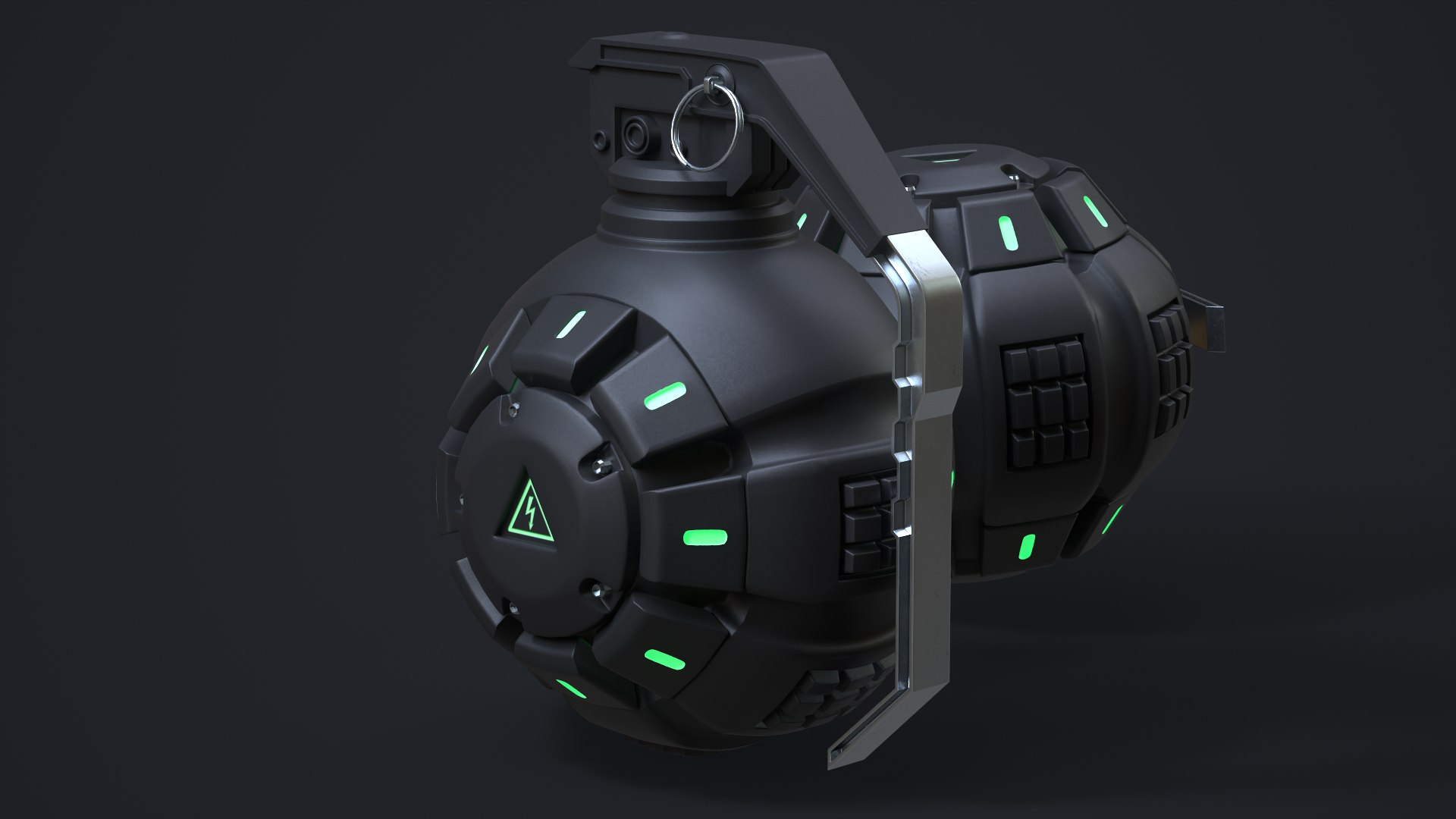 SCI-FI GRENADE 3D Model - TurboSquid 2340914