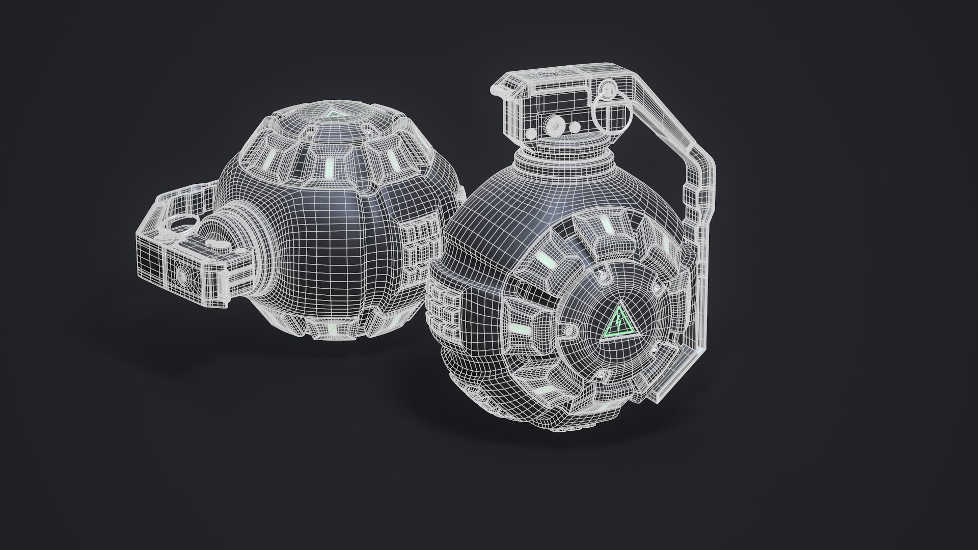 SCI-FI GRENADE 3D Model - TurboSquid 2340914