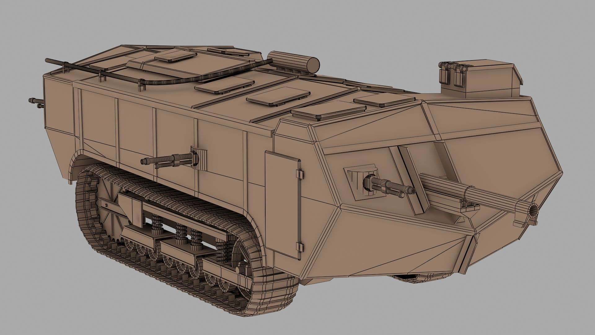 Saint Chamond Tank Model - TurboSquid 1942359
