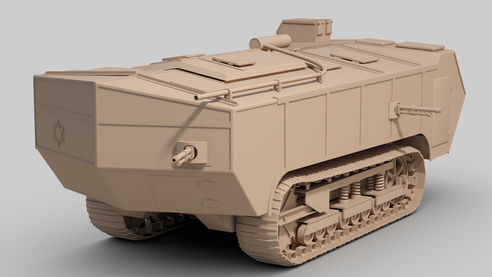 Saint Chamond Tank Model - TurboSquid 1942359