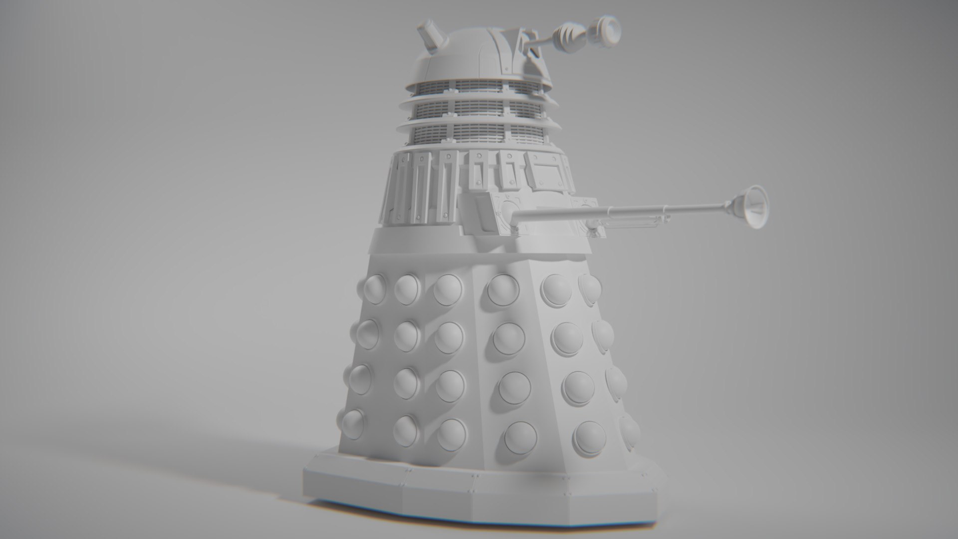 Free Series 1 New Series Dalek 3D Model - TurboSquid 1821939