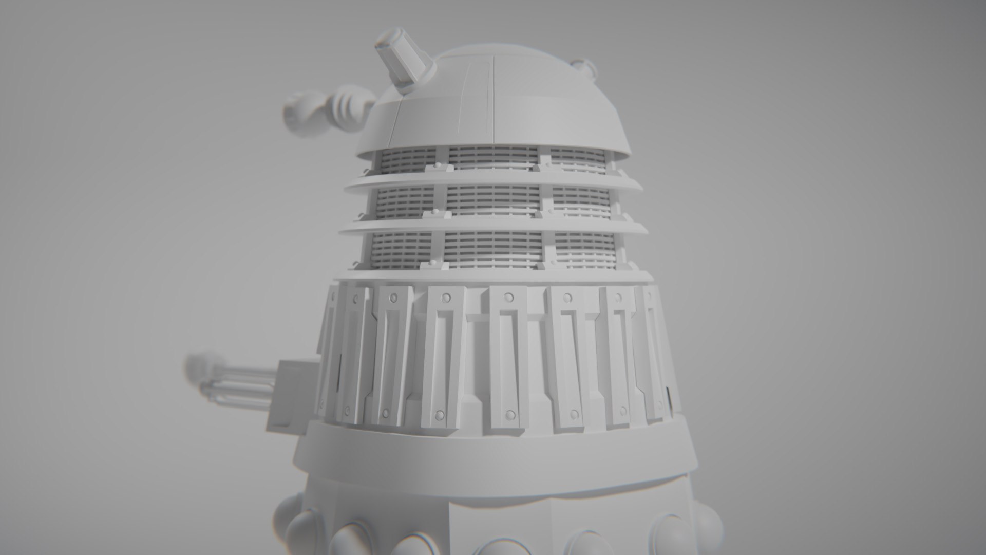 Free Series 1 New Series Dalek 3D Model - TurboSquid 1821939