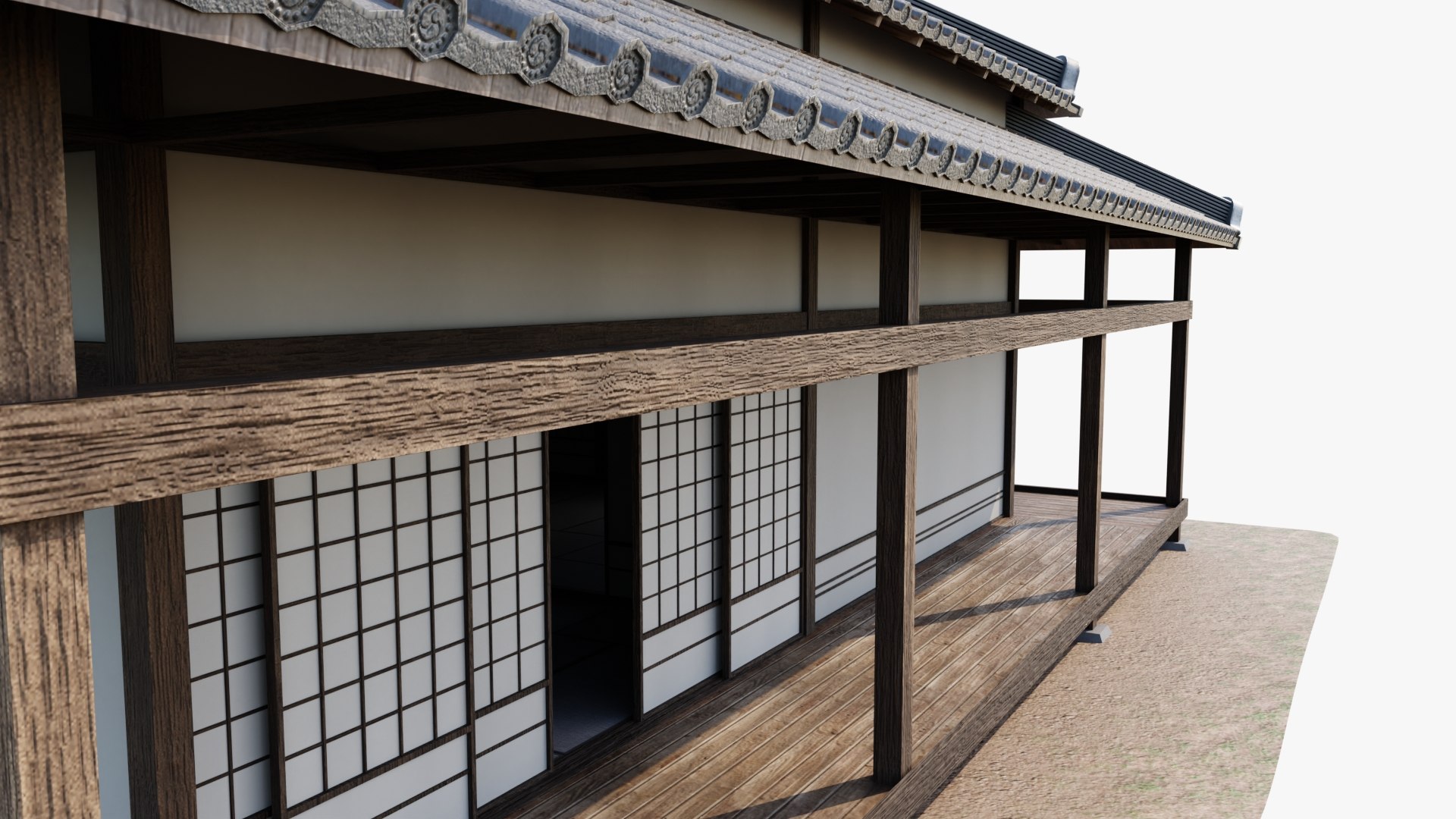 3D Model Traditional Japanese House - TurboSquid 1823842