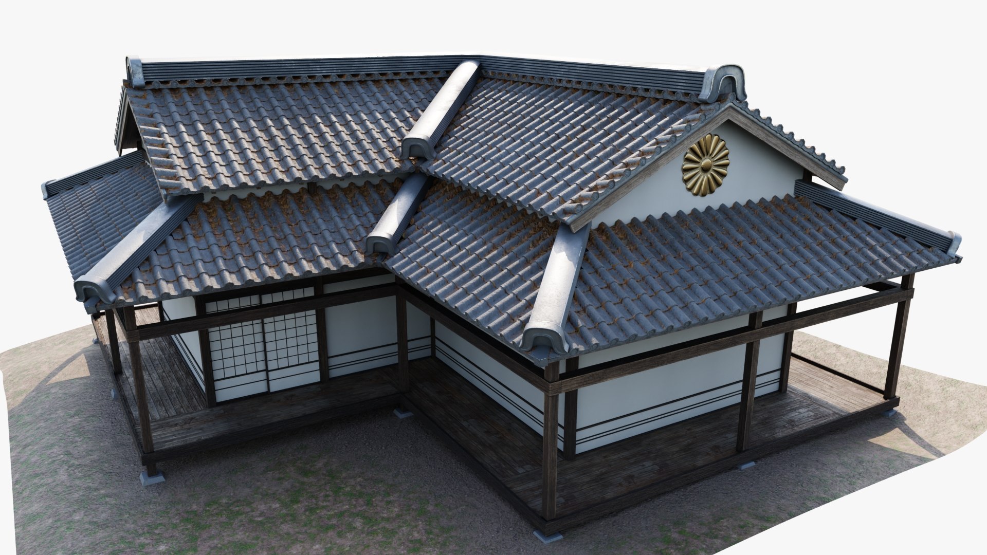3D Model Traditional Japanese House - TurboSquid 1823842