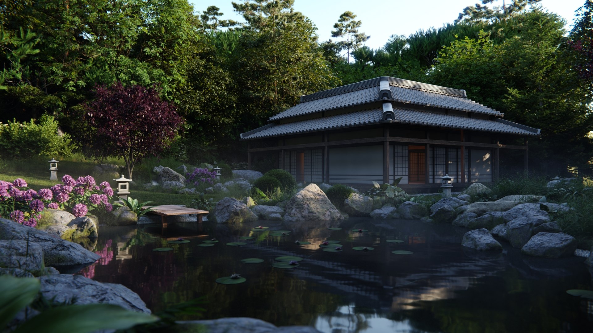 3D Model Traditional Japanese House - TurboSquid 1823842