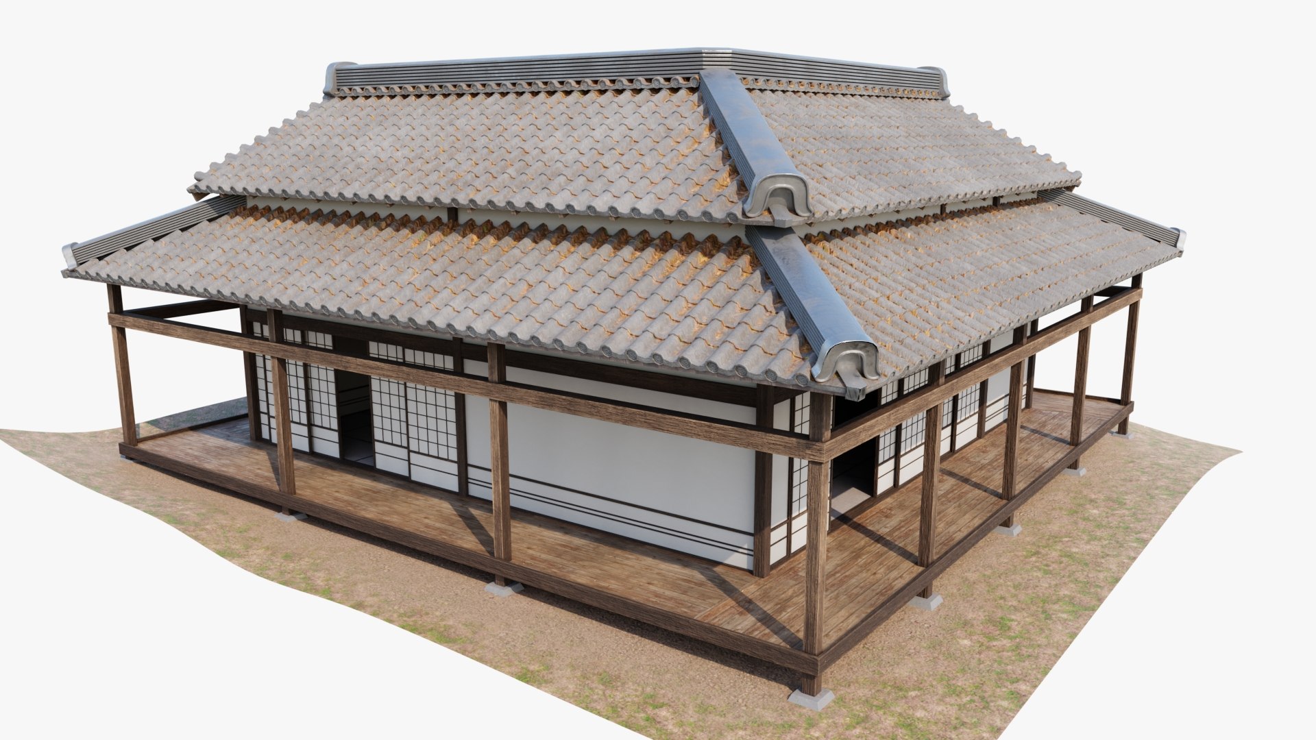 3D Model Traditional Japanese House - TurboSquid 1823842