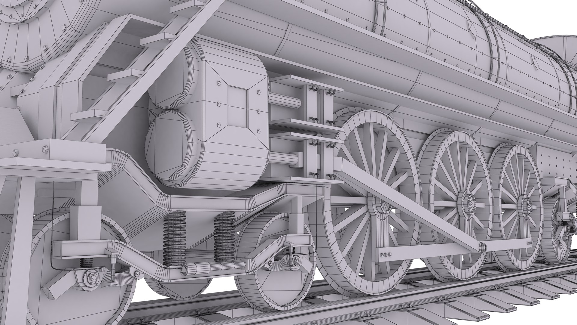 3D Logs Train Model - TurboSquid 1782734