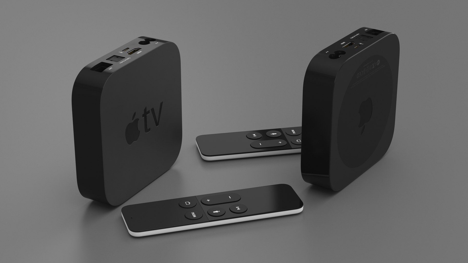Apple TV With Remote Control 3D Model - TurboSquid 2203531