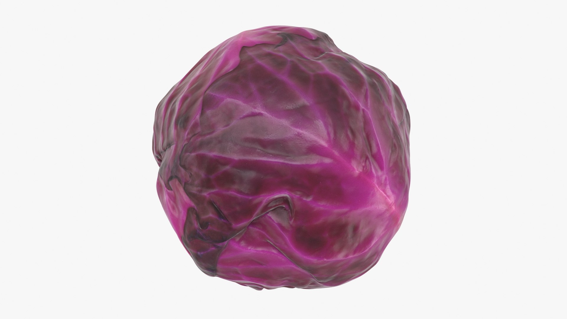 3D Red Cabbage Whole - TurboSquid 2123944
