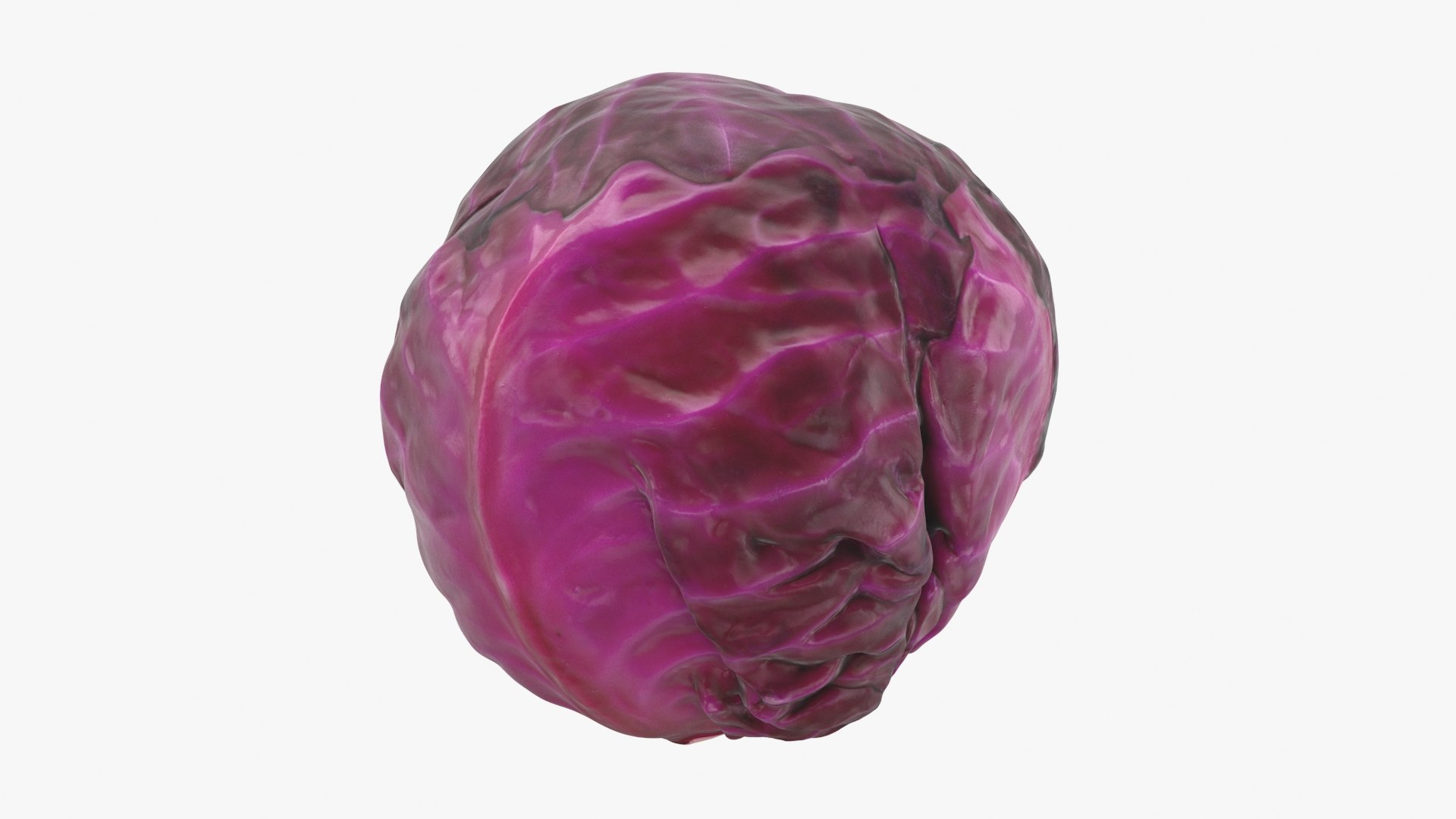 3D Red Cabbage Whole - TurboSquid 2123944