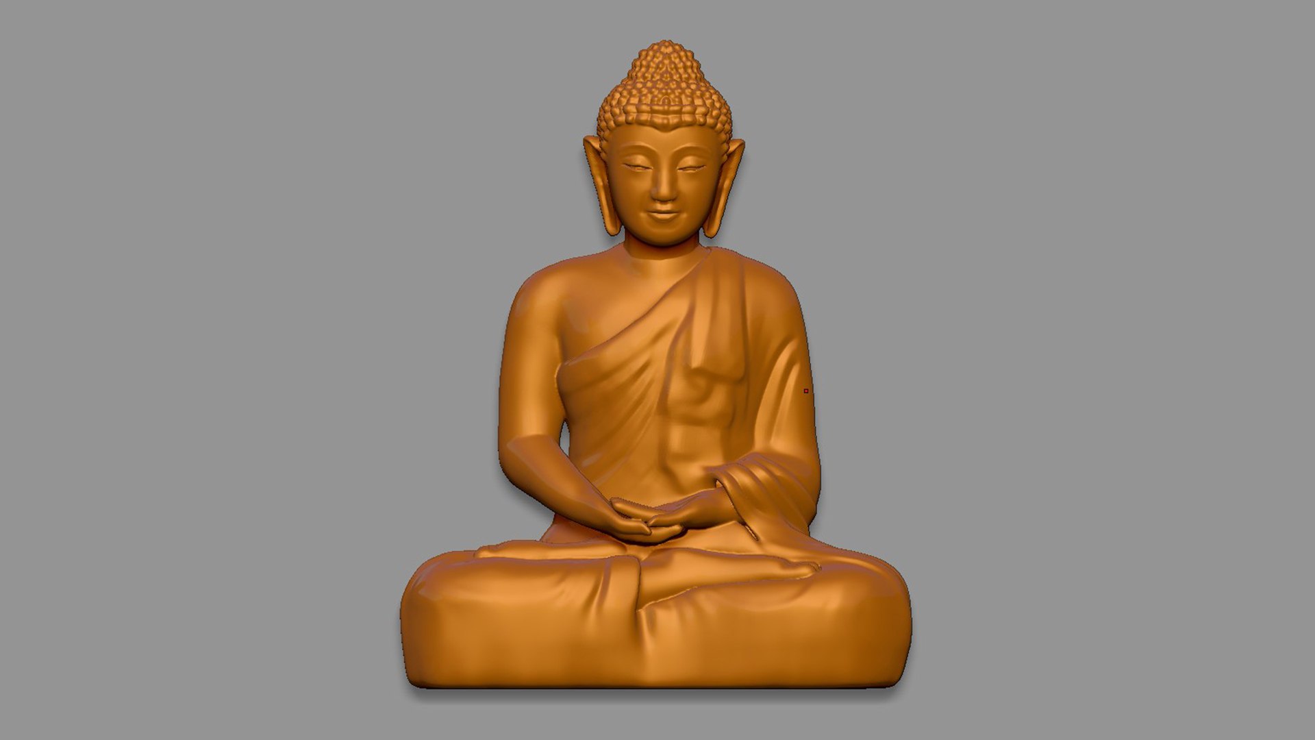 Asian Buddha Sit Action 4 3D - TurboSquid 2309822