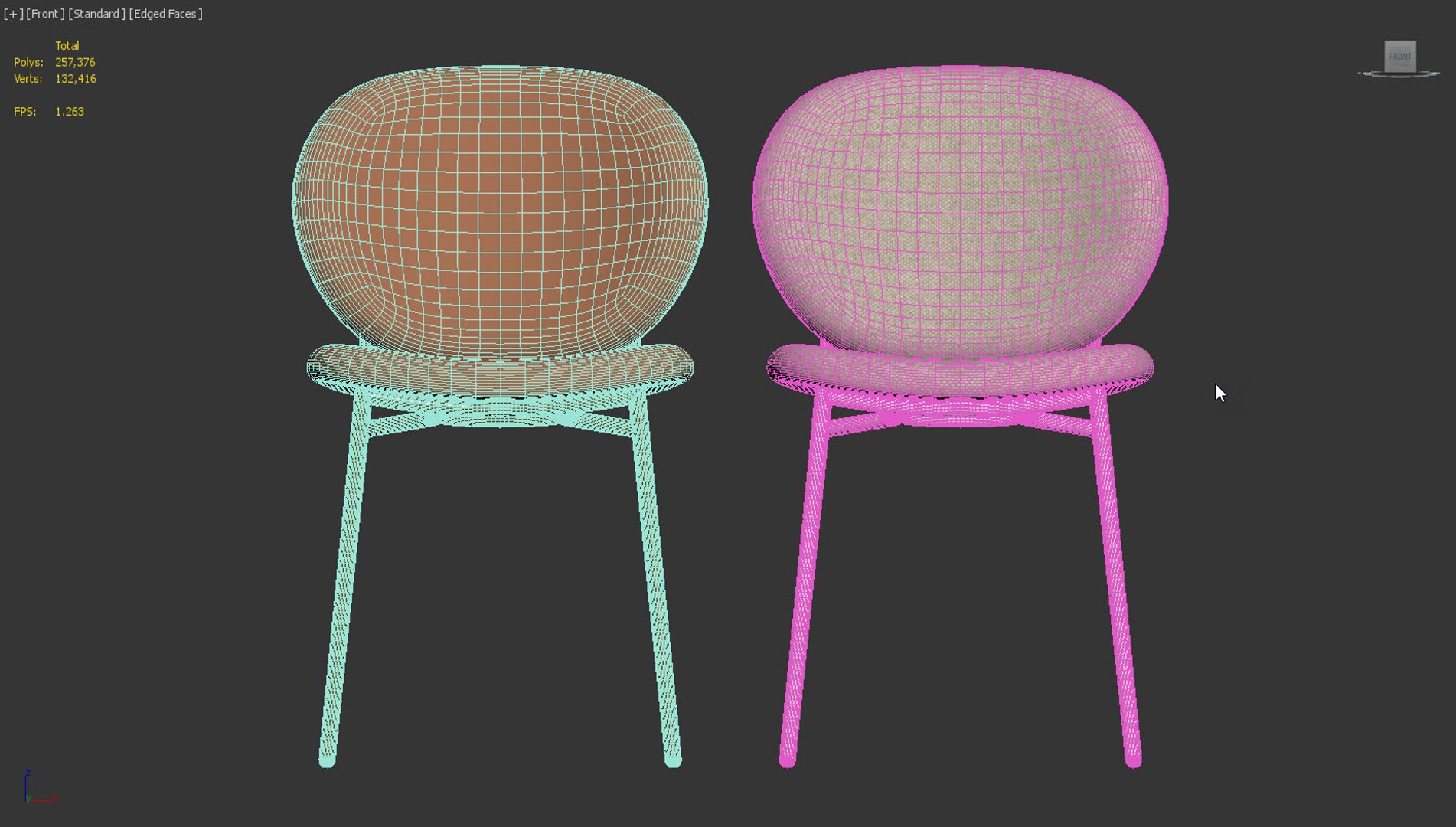 Ines Chairs By Calligaris 3D Model - TurboSquid 1838224