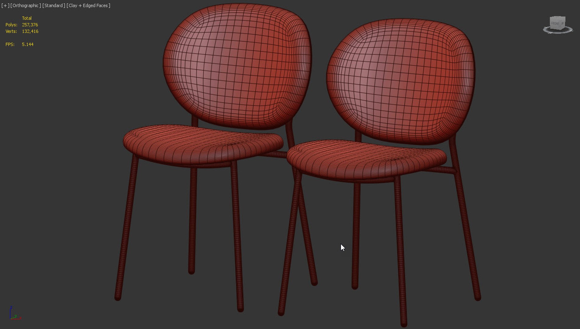 Ines Chairs By Calligaris 3D Model - TurboSquid 1838224