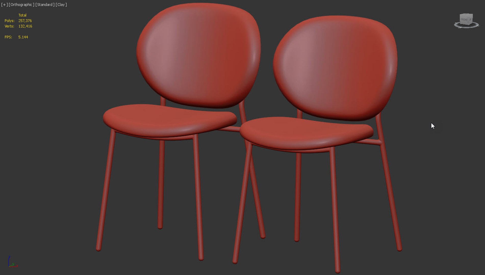 Ines Chairs By Calligaris 3D Model - TurboSquid 1838224