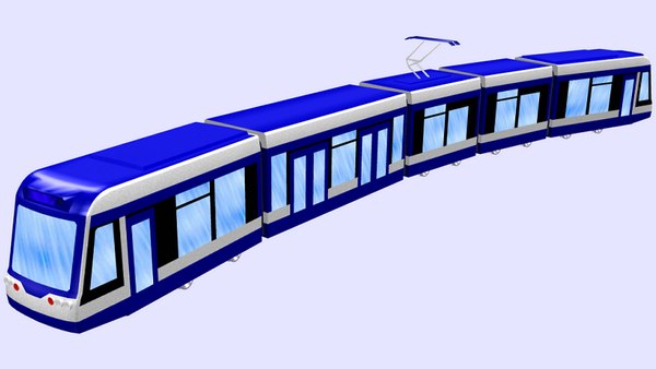 Tram light rail old 3D model - TurboSquid 1708549