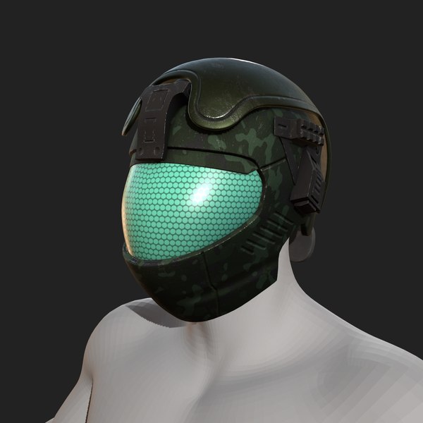 3D helmet sci fi - TurboSquid 1520018