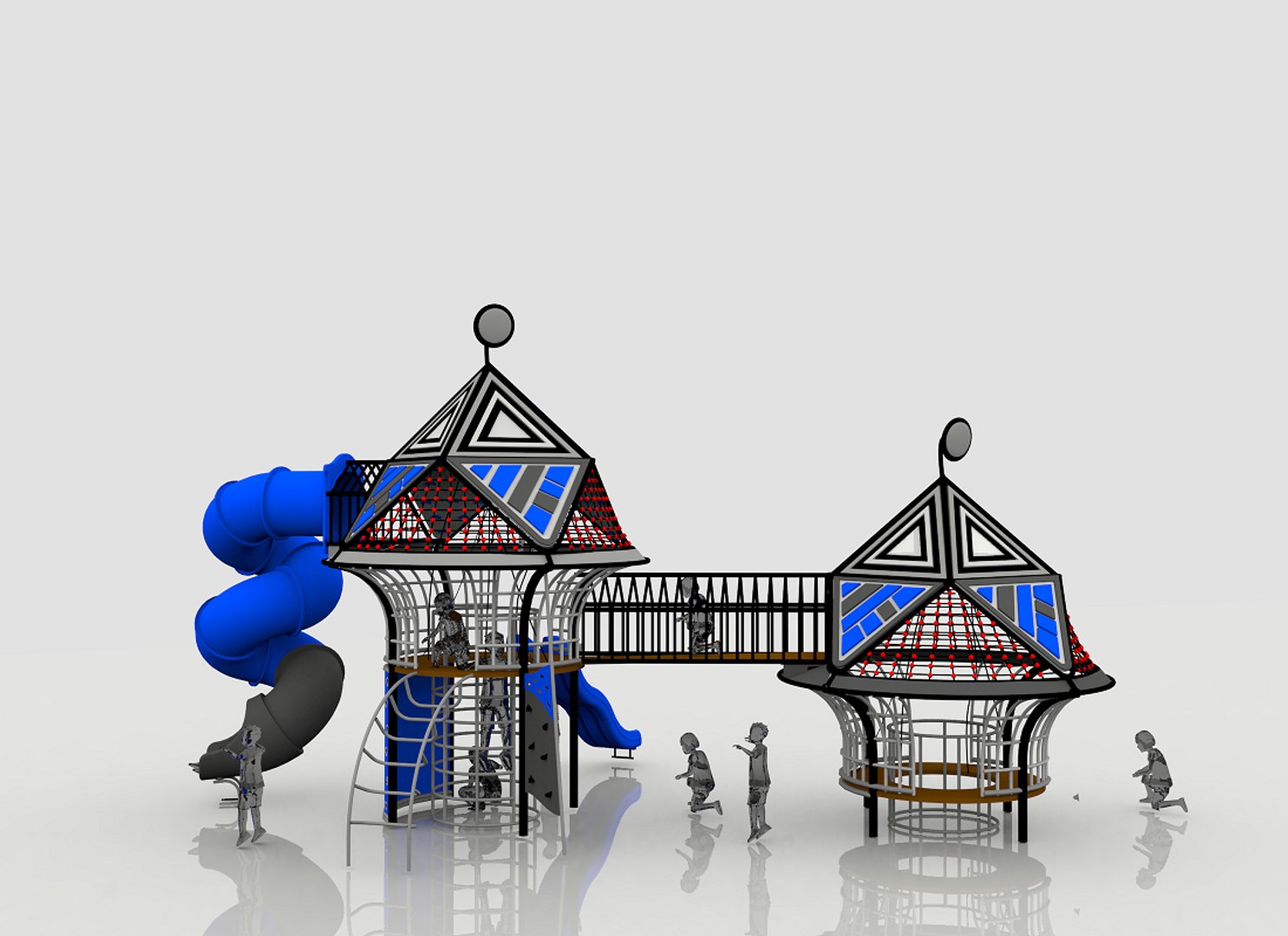 Hex-play Structure Playground 3D Model - TurboSquid 1152186