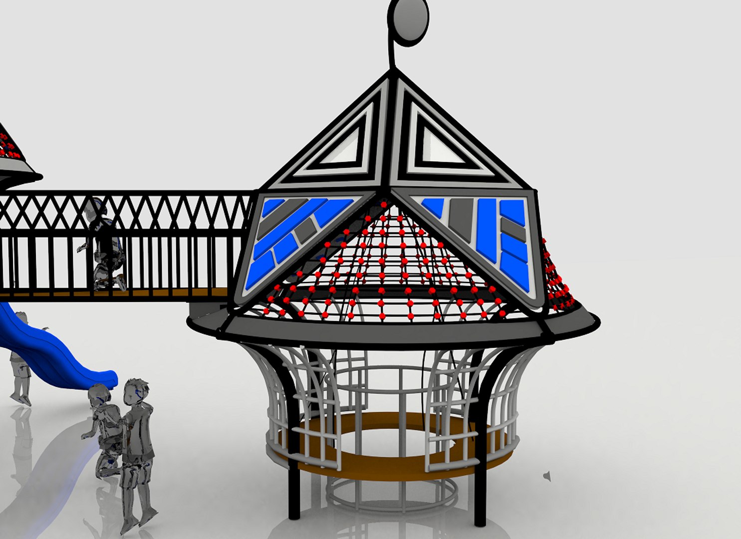 Hex-play Structure Playground 3D Model - TurboSquid 1152186