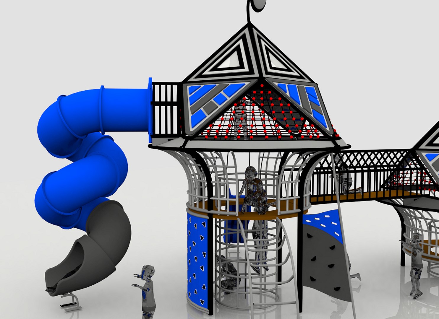 Hex-play Structure Playground 3D Model - TurboSquid 1152186