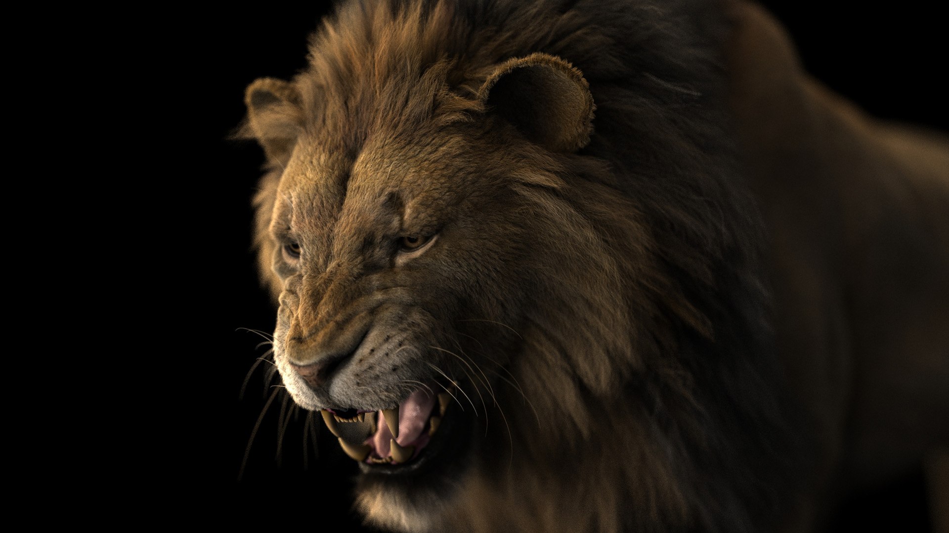 Lion Rigged Fur Model - TurboSquid 1479782