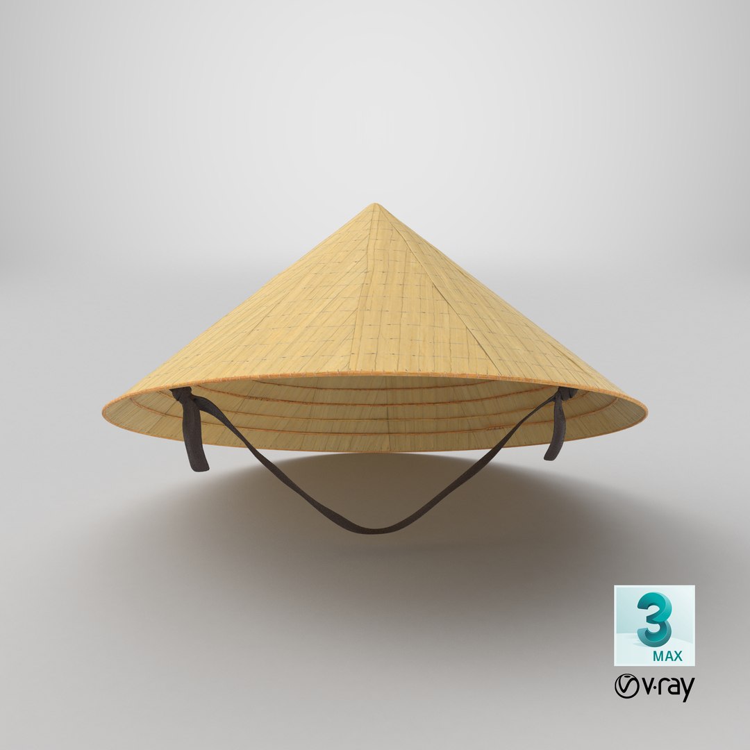 Vietcong-rice-hat---on-head 3D Model - TurboSquid 1160474