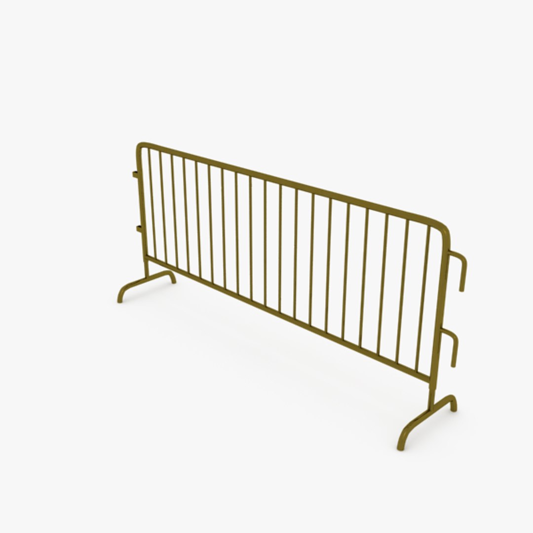 Police Barrier Model - TurboSquid 1234372