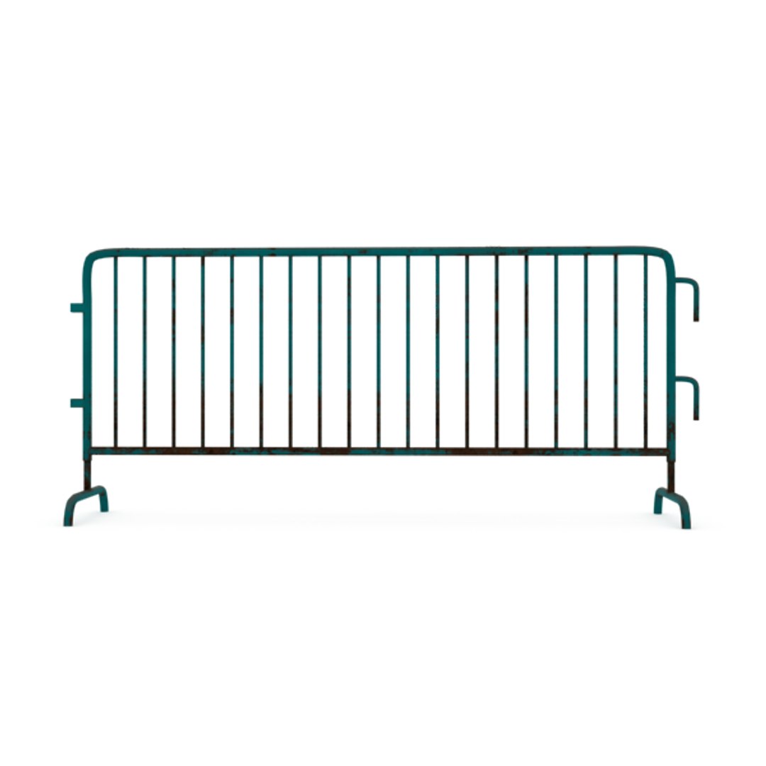 Police barrier model - TurboSquid 1234372