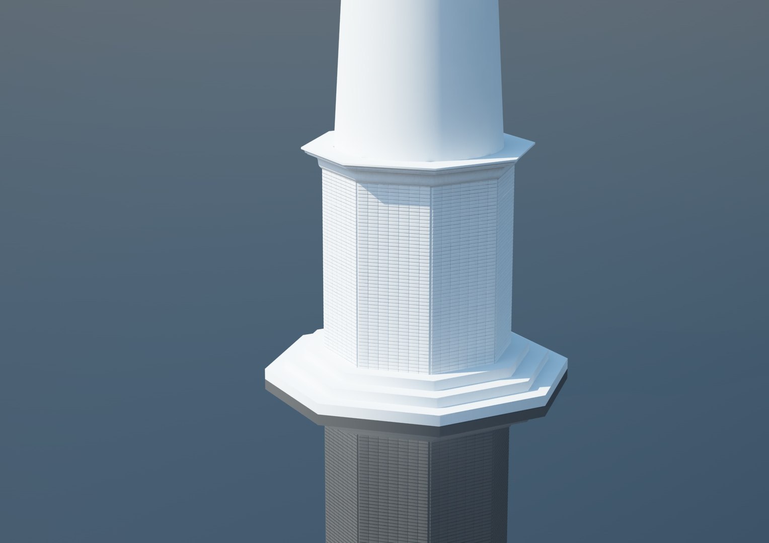 Simple Tower 3d Obj