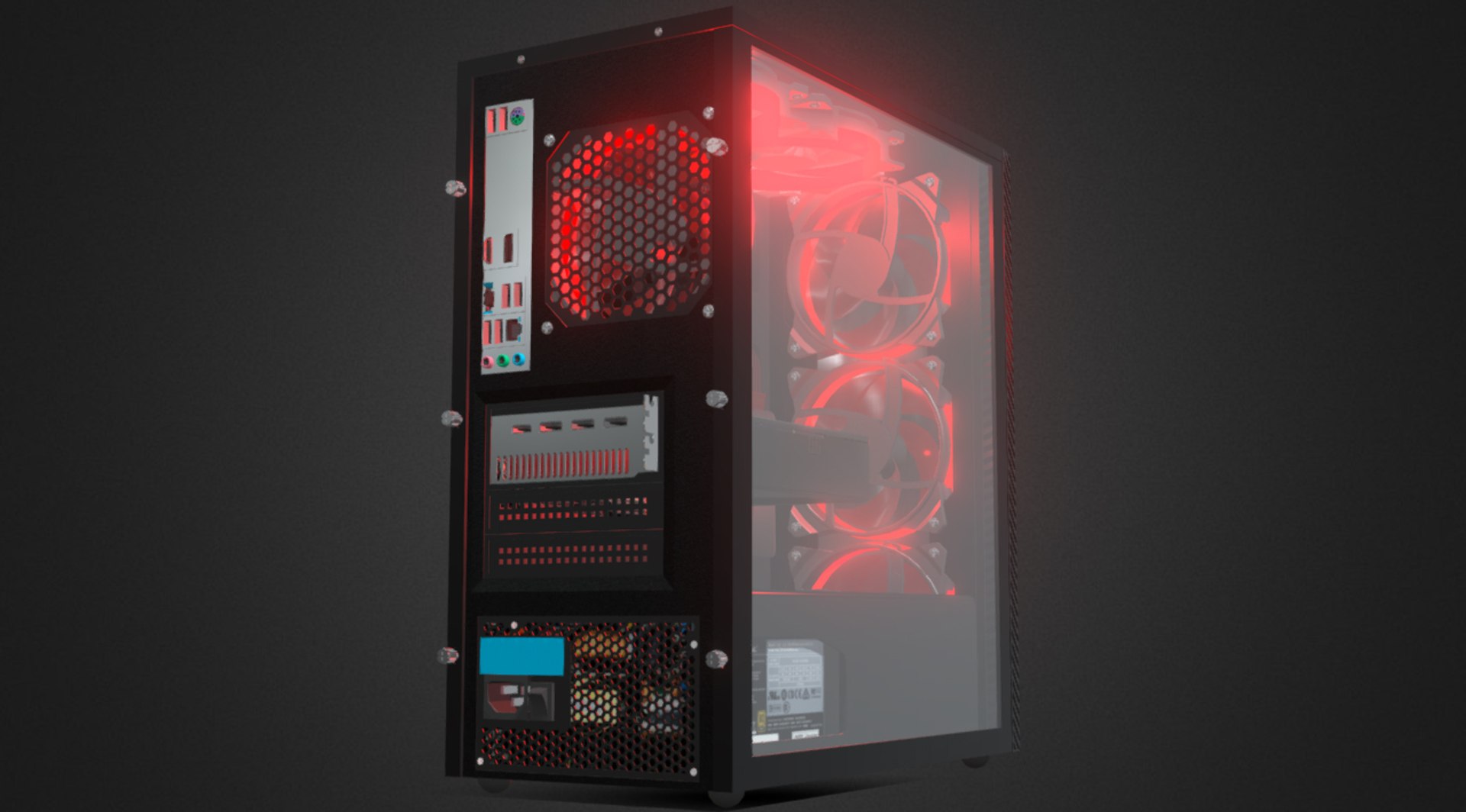 Gaming PC 3D model - TurboSquid 1811513