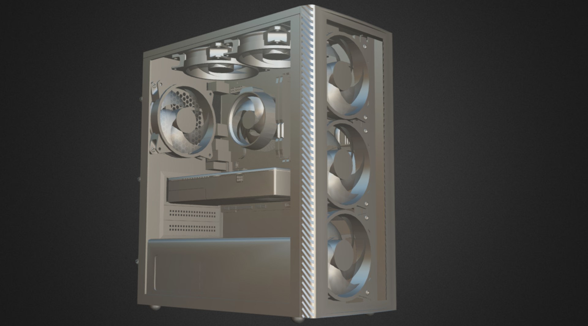 Gaming PC 3D model - TurboSquid 1811513
