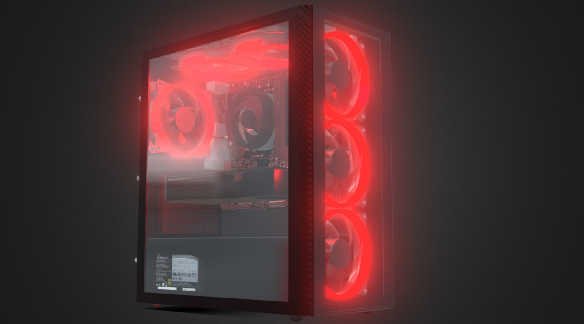 Gaming PC 3D model - TurboSquid 1811513