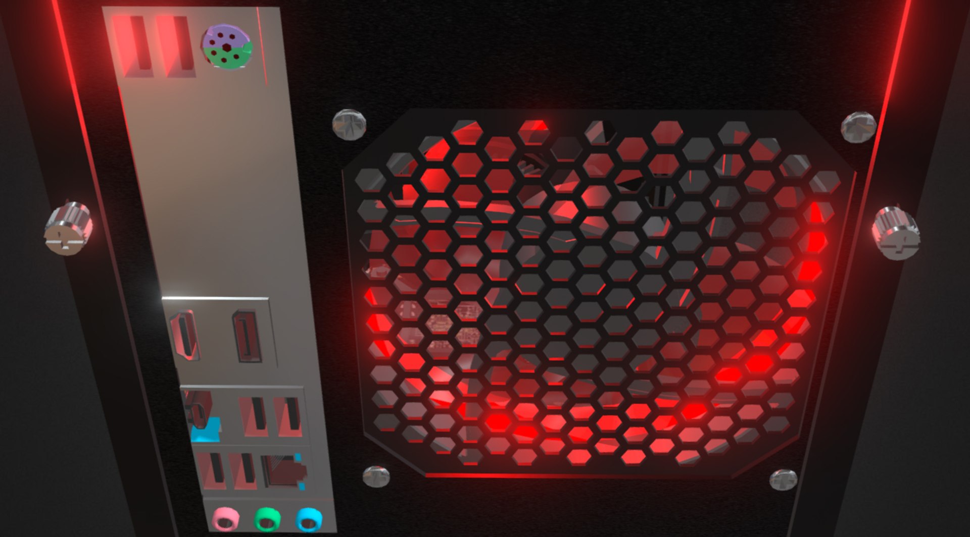 Gaming PC 3D model - TurboSquid 1811513