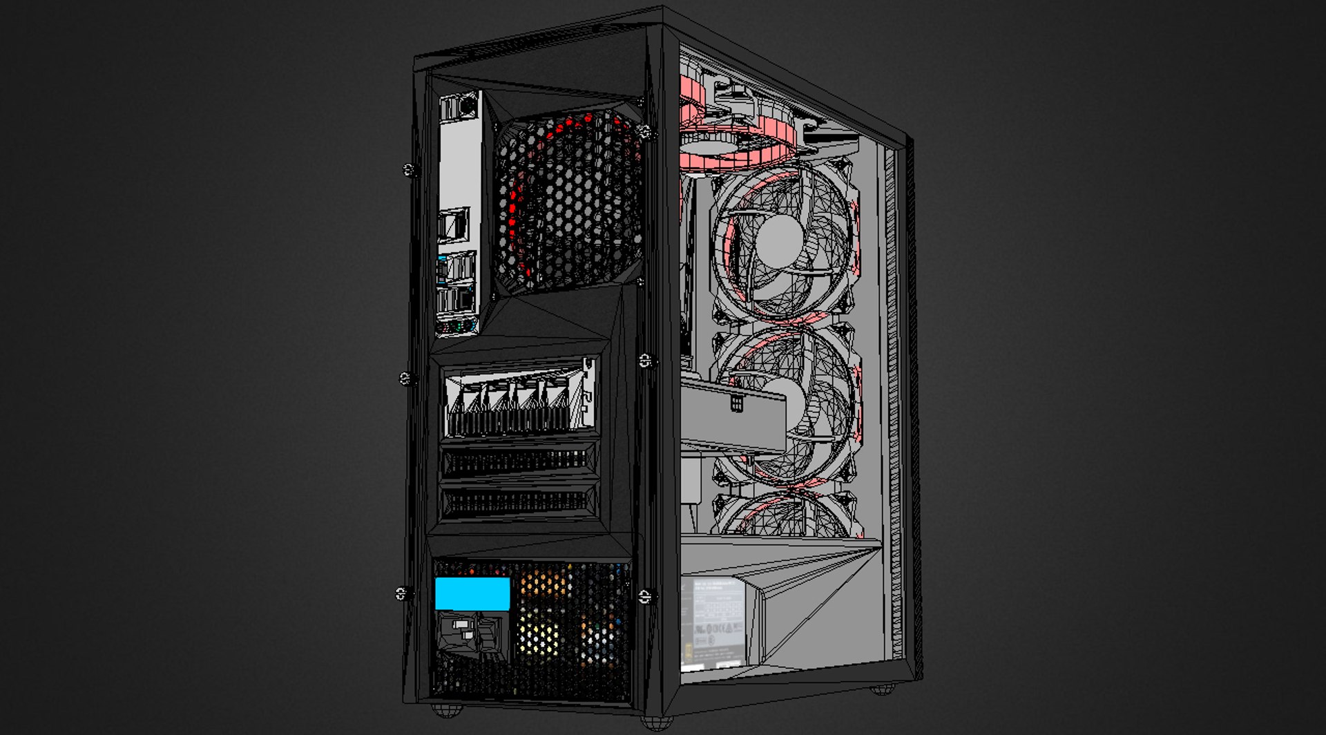 Gaming PC 3D model - TurboSquid 1811513