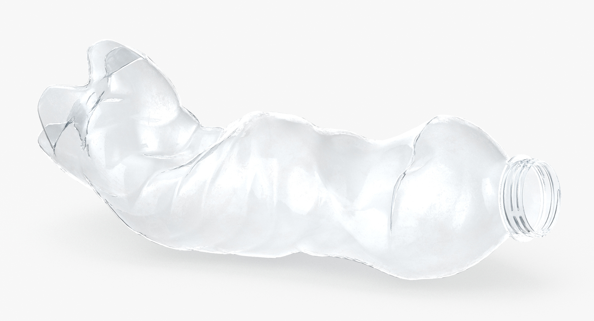 3D Plastic Bottle Damaged - TurboSquid 1868824