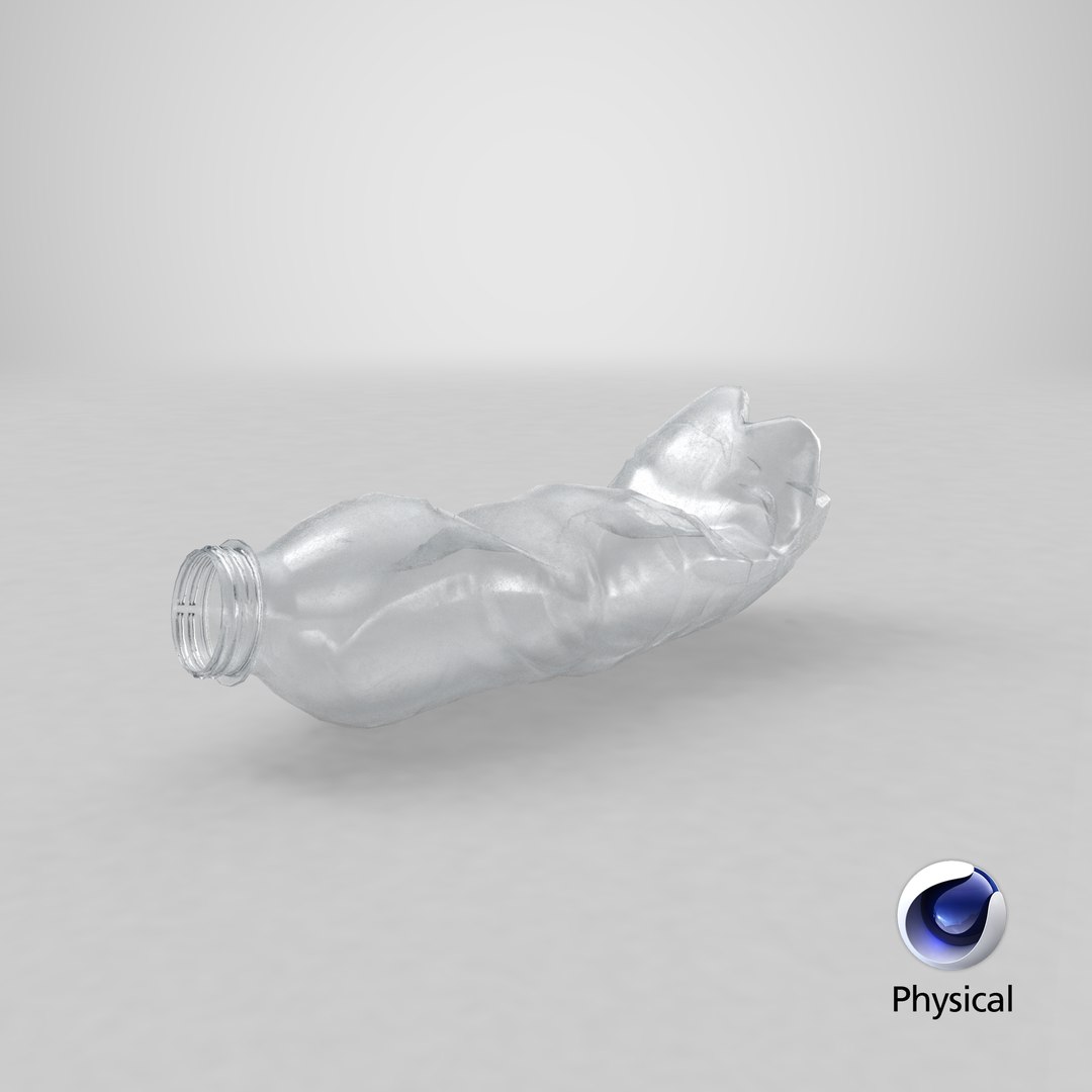 3D Plastic Bottle Damaged - TurboSquid 1868824