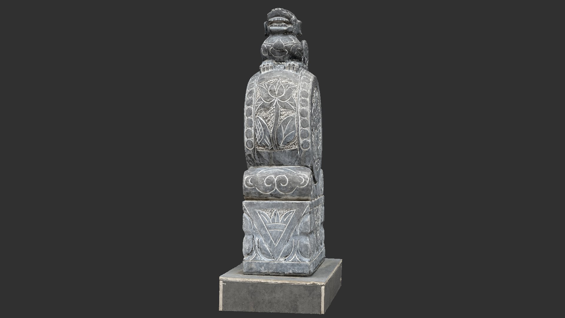 Chinese Stone Sculpture 3d Scan 3D Model - TurboSquid 1996039
