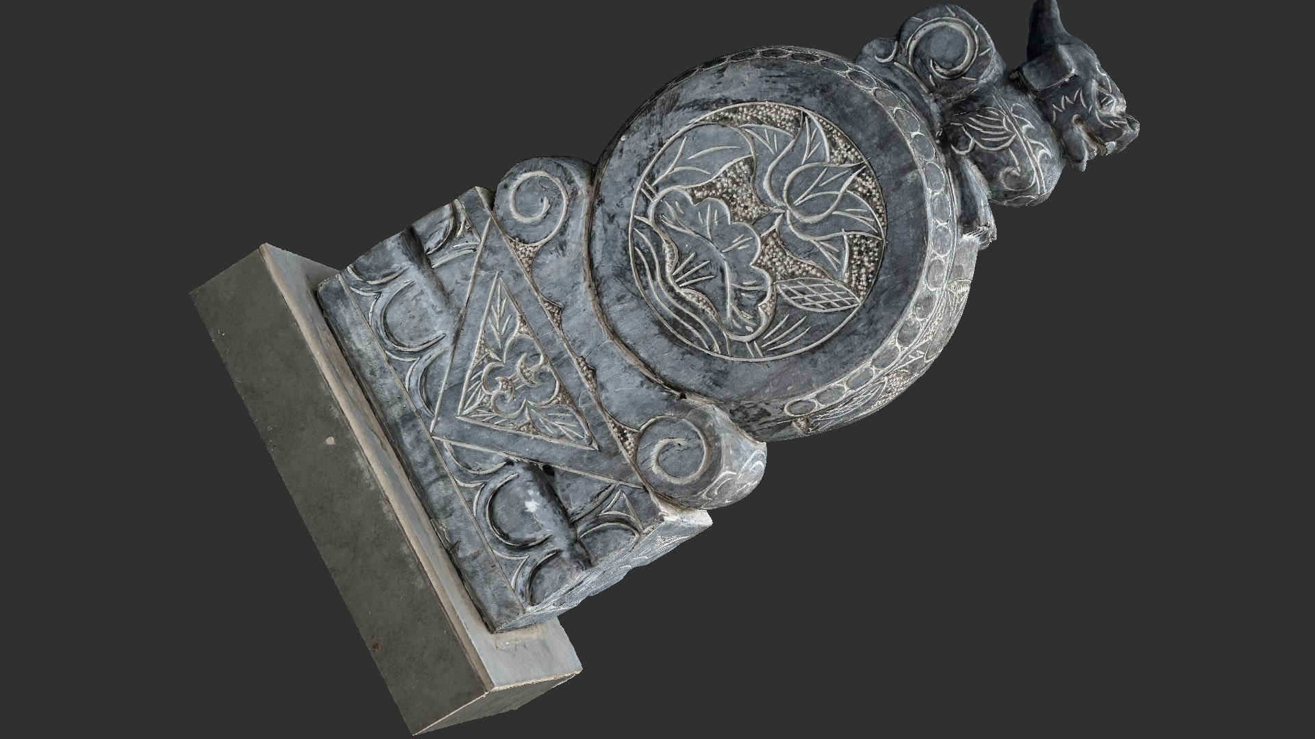Chinese Stone Sculpture 3d Scan 3D Model - TurboSquid 1996039