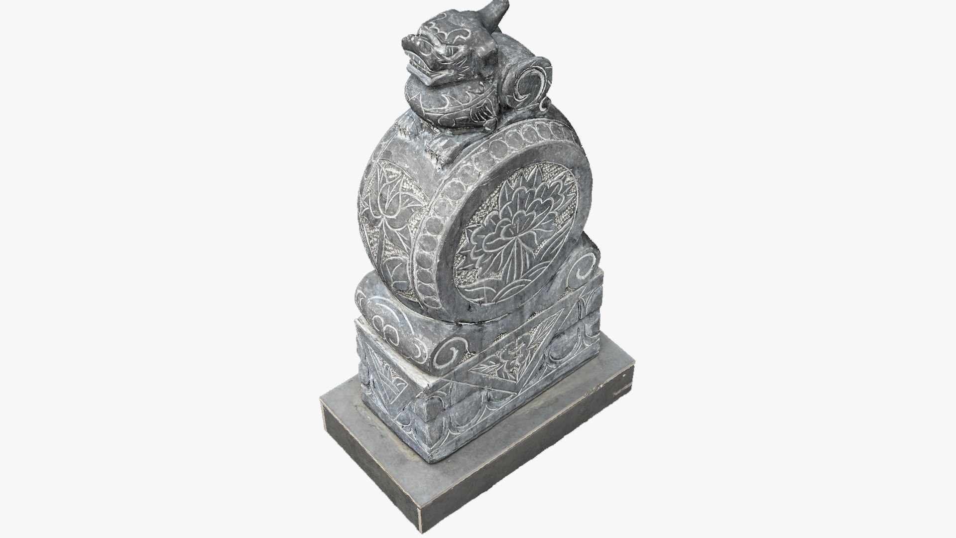 Chinese Stone Sculpture 3d Scan 3D Model - TurboSquid 1996039