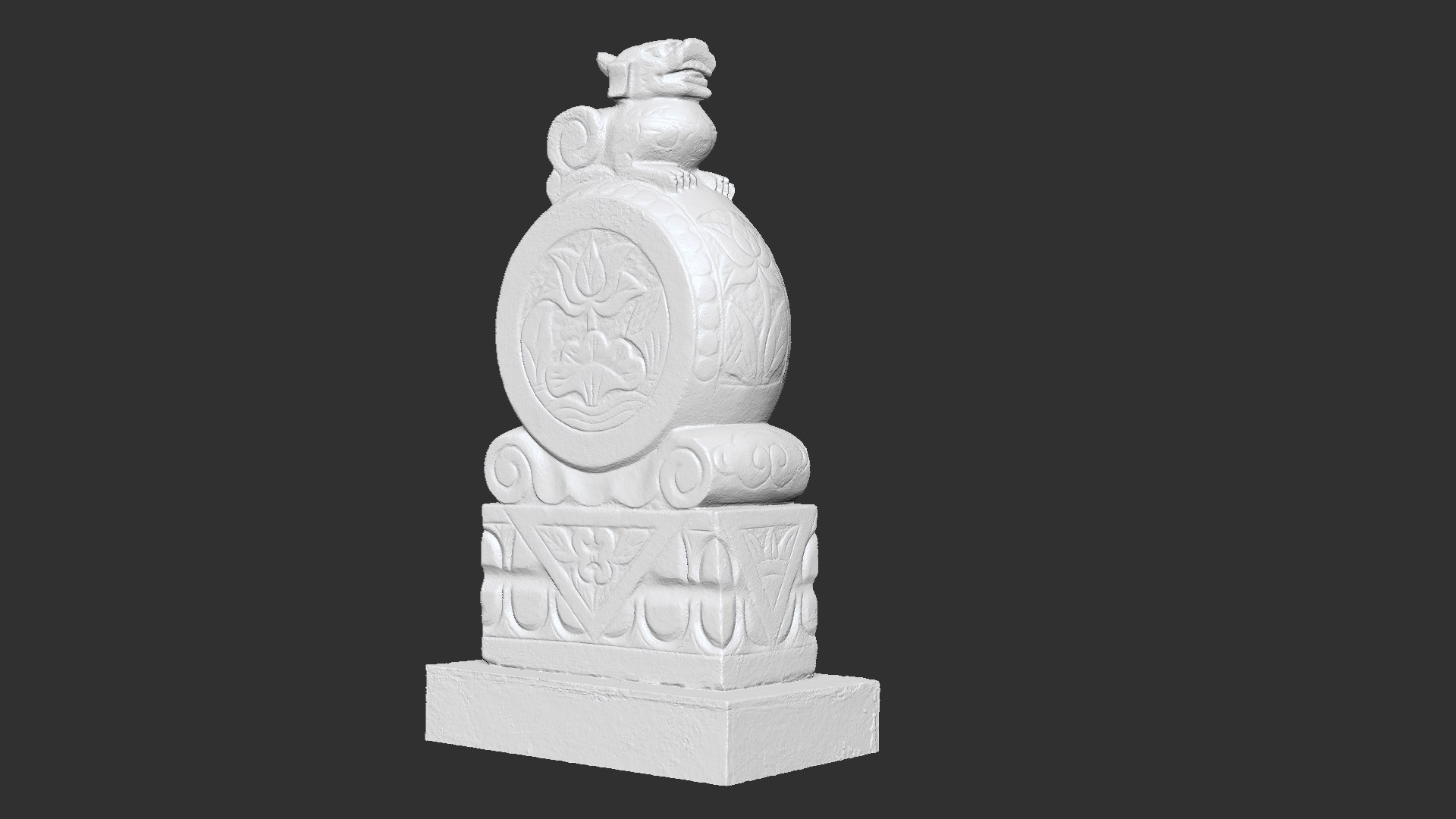 Chinese Stone Sculpture 3d Scan 3D Model - TurboSquid 1996039