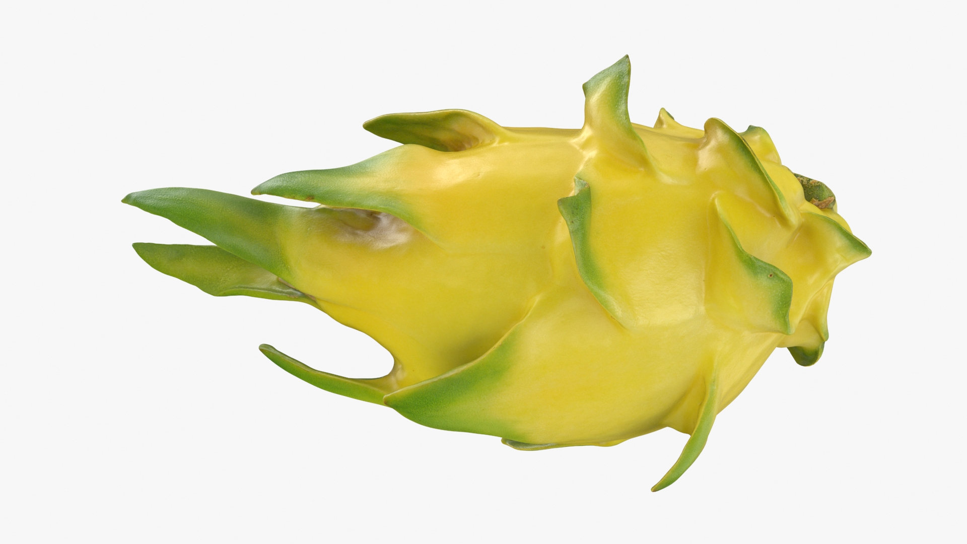 3D Yellow Dragon Fruit Whole Half - TurboSquid 2166275
