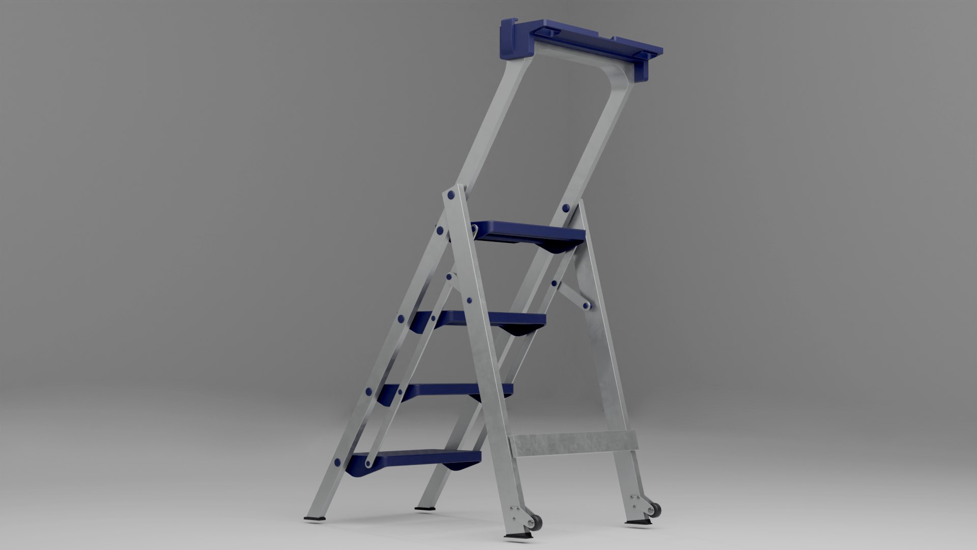 3D Ladder Rigged - MAYA And Blender Model - TurboSquid 2389523