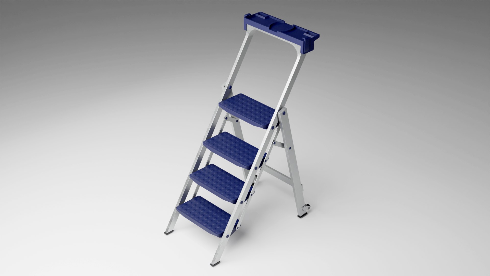 3D Ladder Rigged - MAYA And Blender Model - TurboSquid 2389523