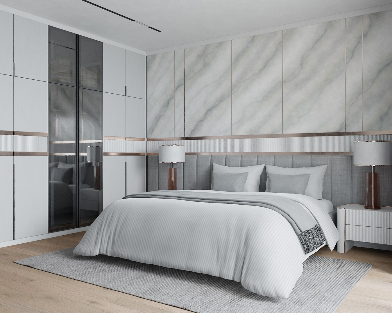 Realistic Bedroom Scene Blender CYCLES 3D Model - TurboSquid 2185606