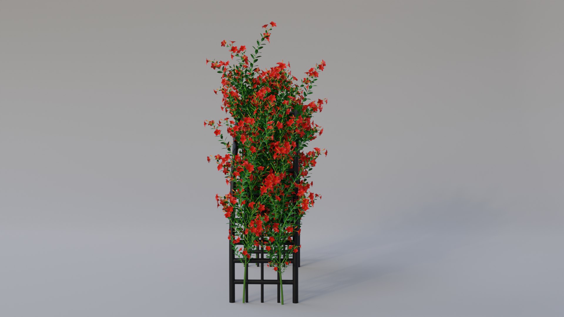 3D 3d Gate With Flower 01 - TurboSquid 2081974