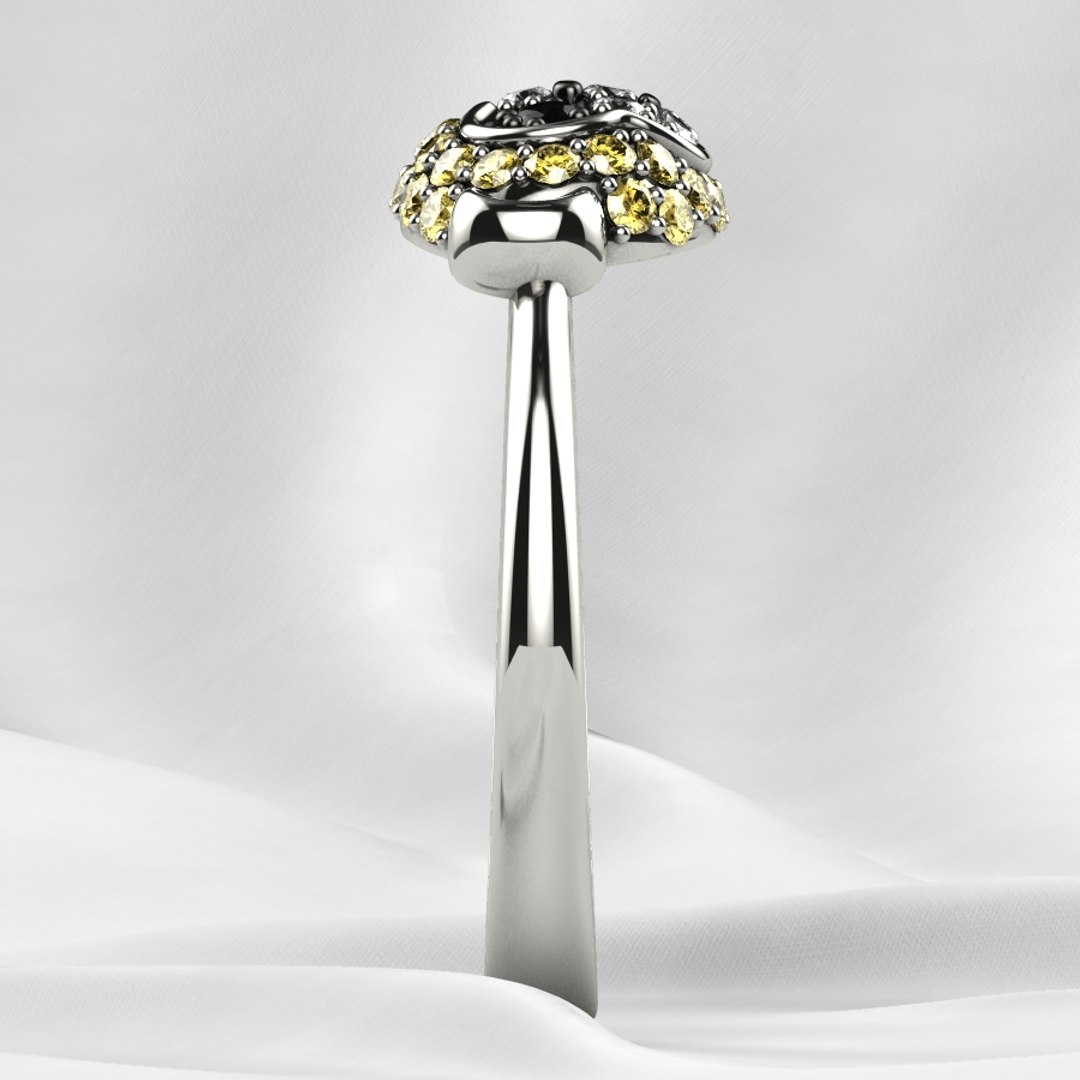 3D Monkey Gold Ring - TurboSquid 1809798