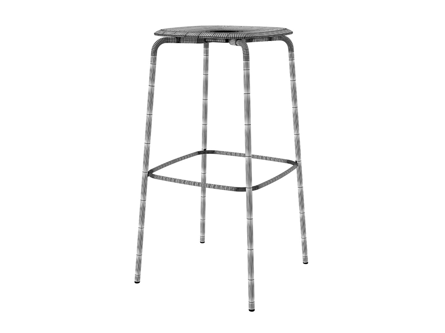 Okito Stool 3D - TurboSquid 2183985