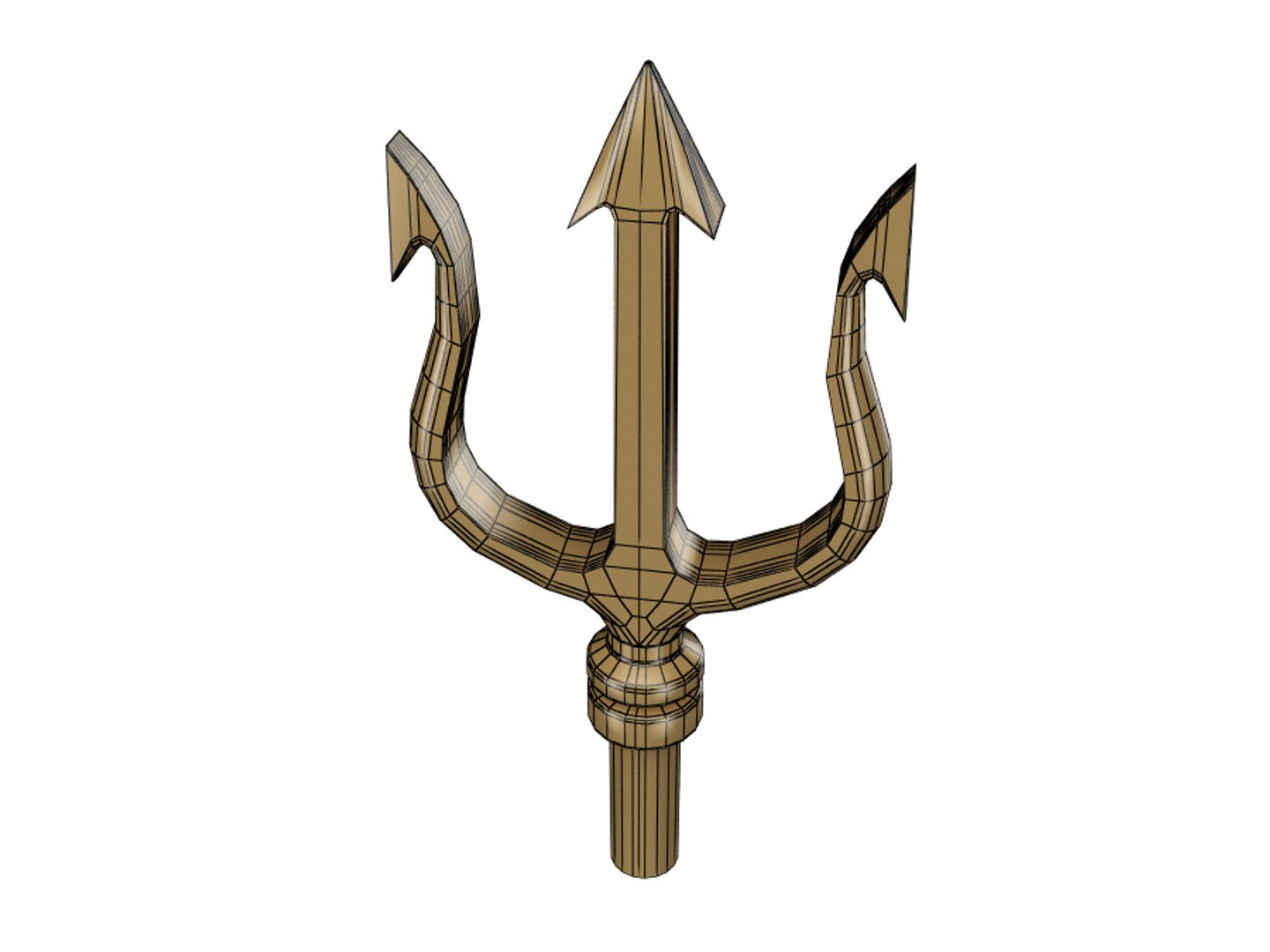 Trident Model - TurboSquid 1380422