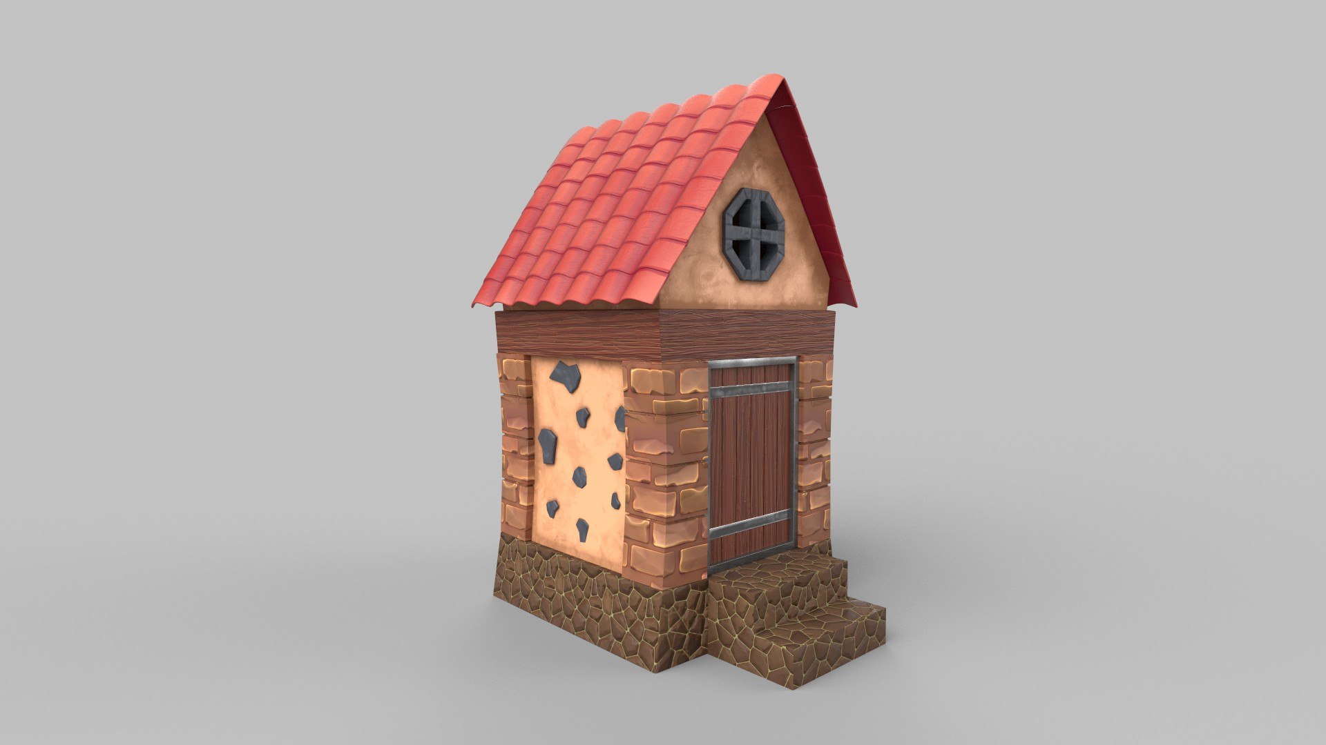 Stylized House 3D - TurboSquid 2252330