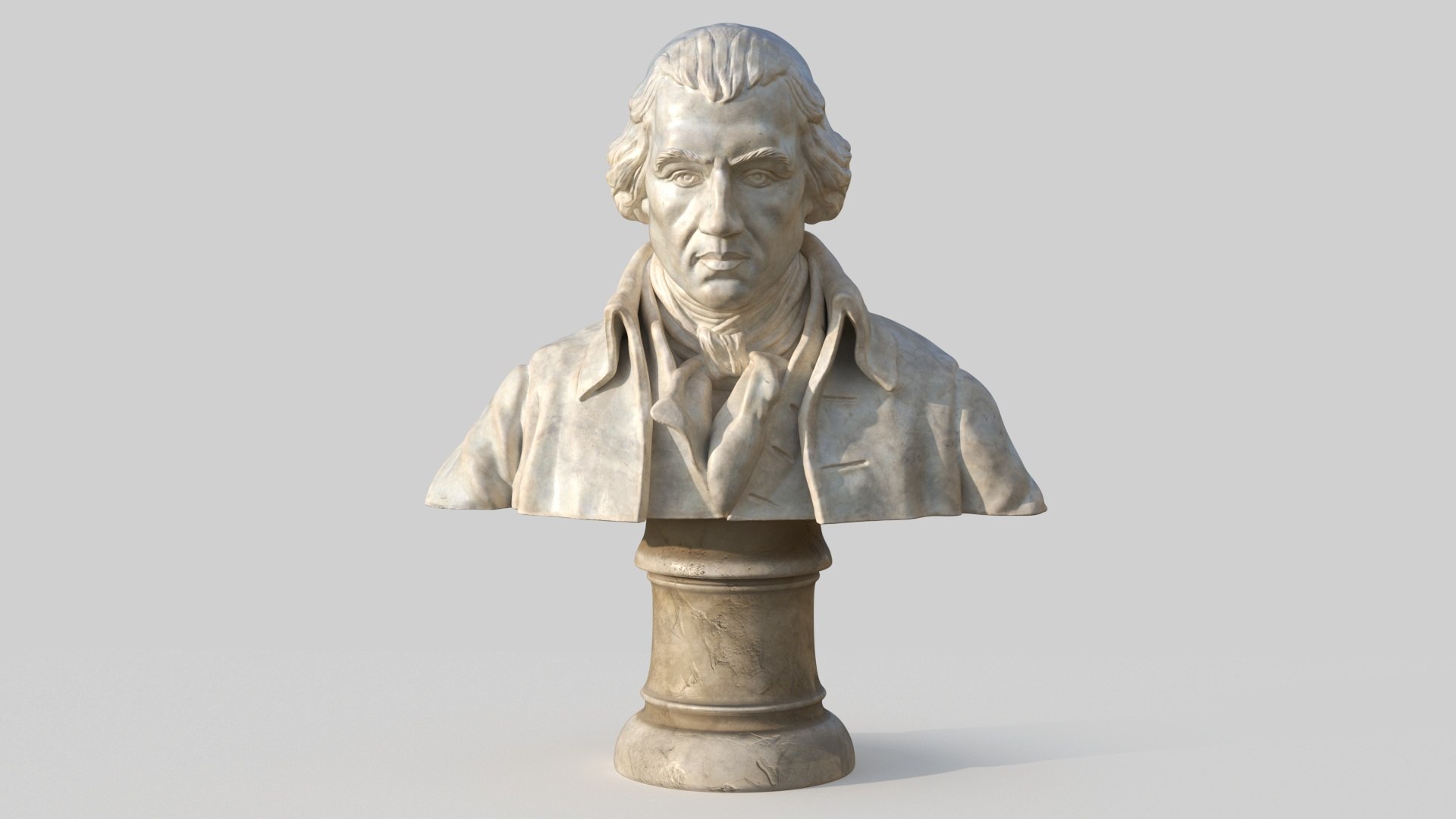 James Madison Bust 3D Model - TurboSquid 2077046