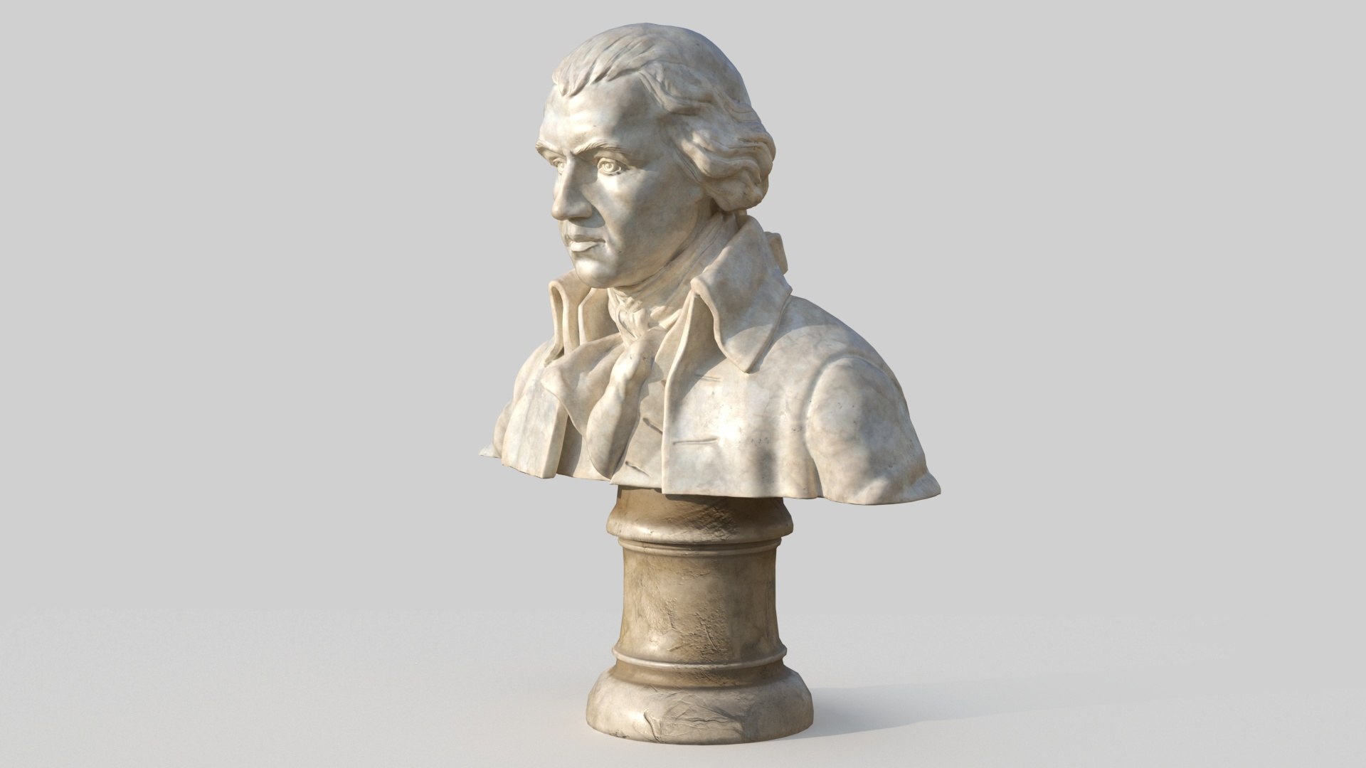 James Madison Bust 3D Model - TurboSquid 2077046